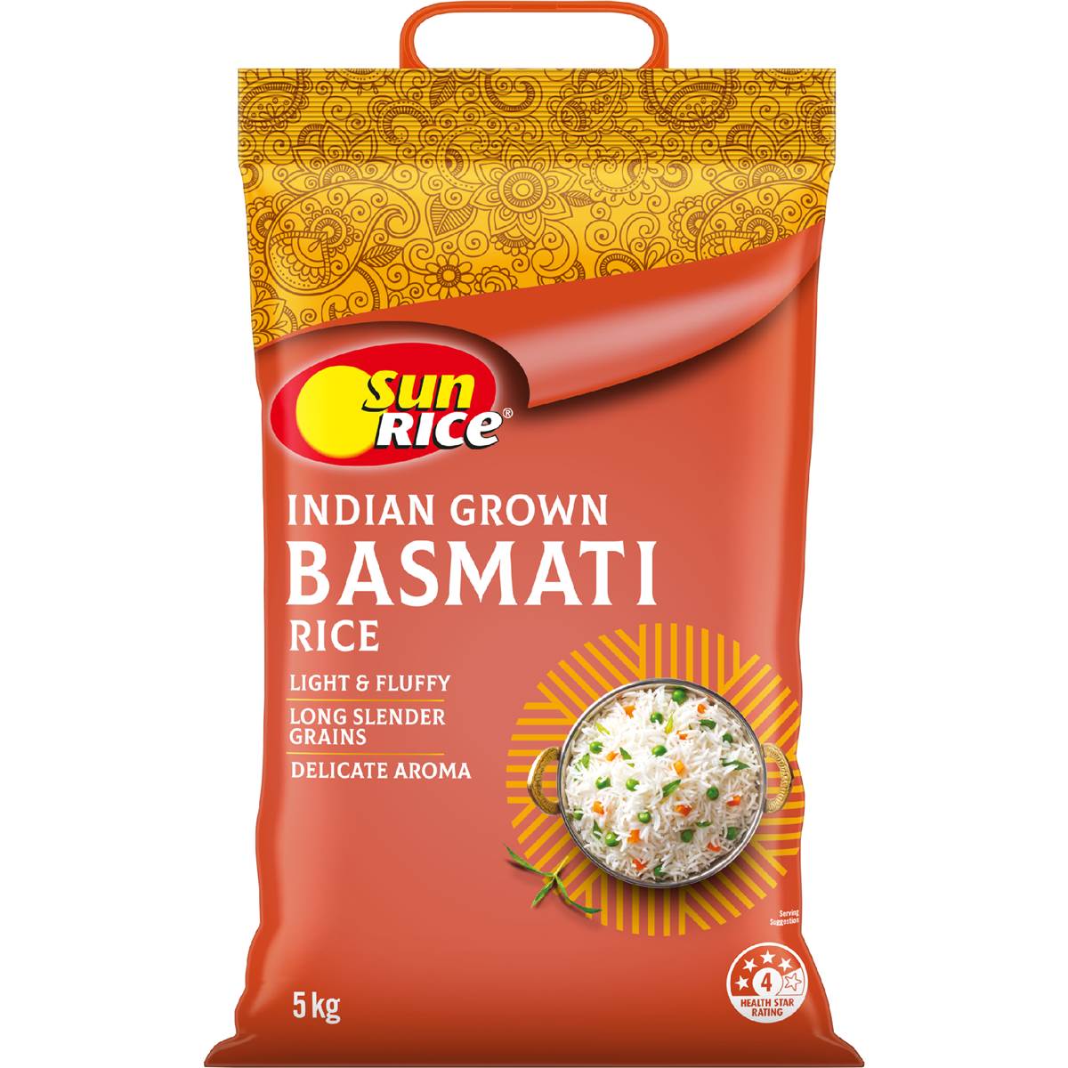 Sunrice Indian Grown Basmati Rice Classic 5kg | Woolworths
