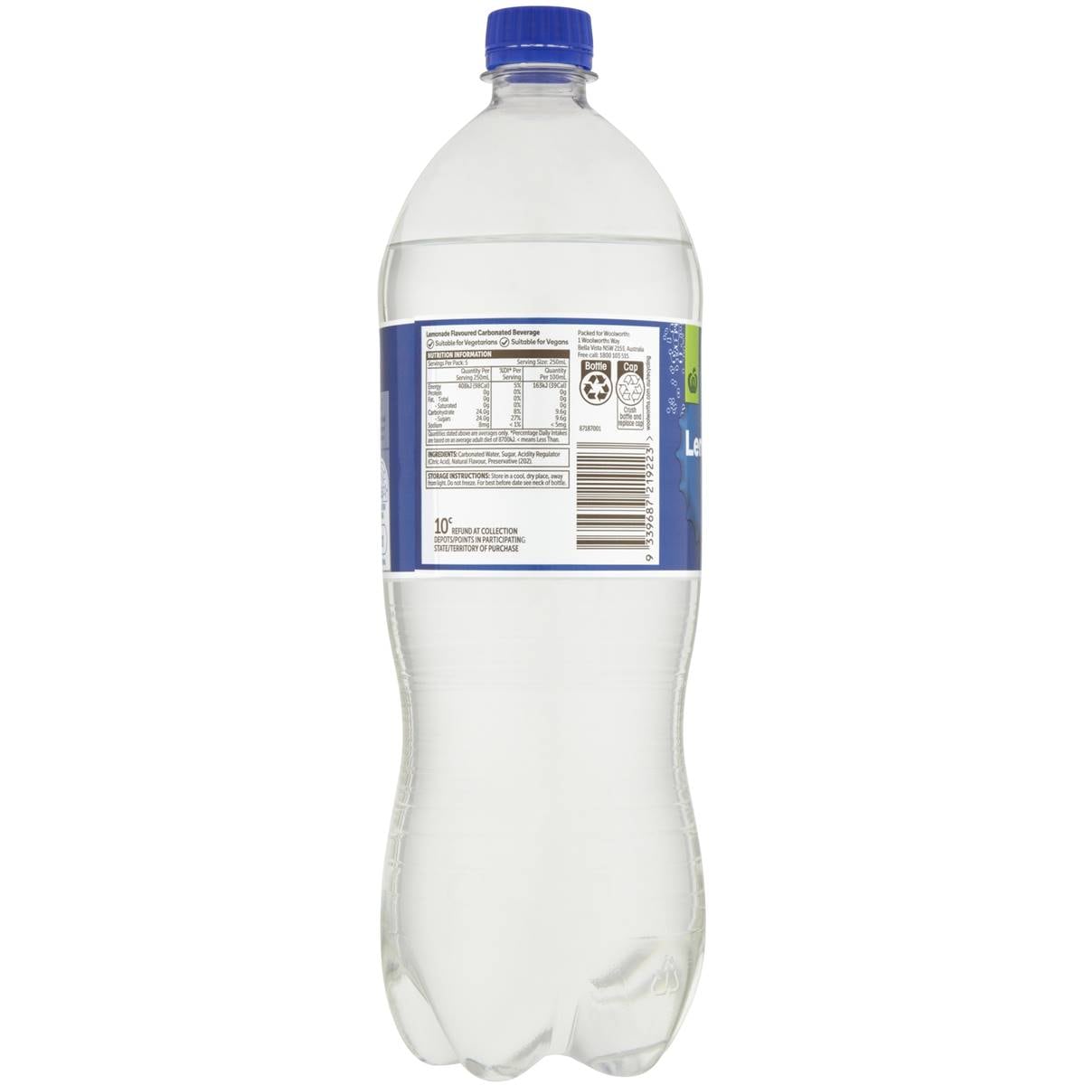 Woolworths Lemonade Bottle 1.25l | Woolworths