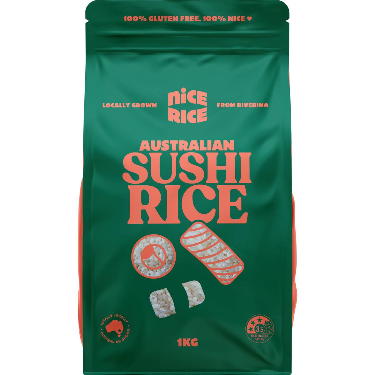 Nice Rice Sushi Rice 1kg | Woolworths