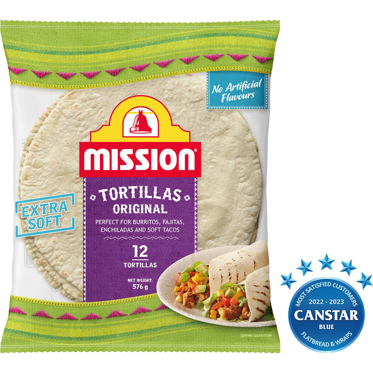 Mission Original Tortillas 12 Pack | Woolworths