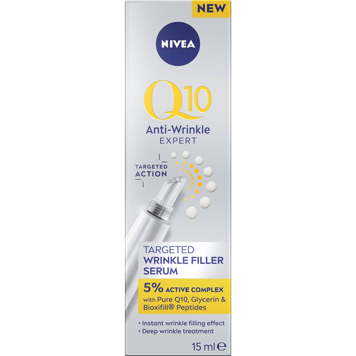 Nivea Q10 Anti Wrinkle Targeted Filler Serum 15ml | Woolworths