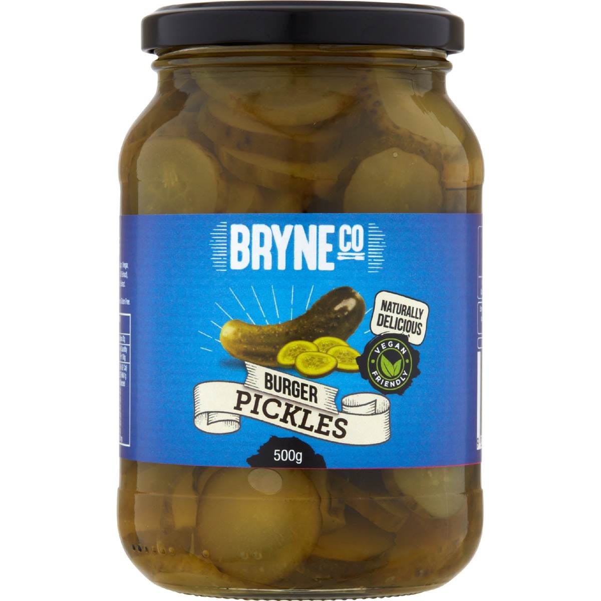 Bryne Co Burger Pickles 500g | Woolworths