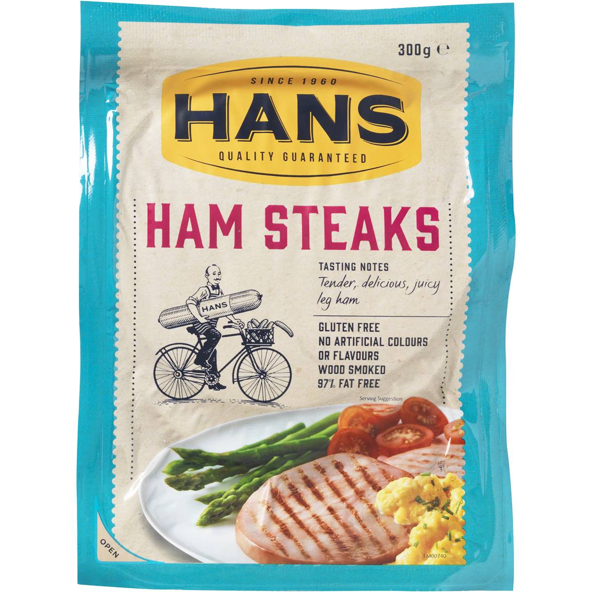 Hans Pork Ham Steaks 300g | Woolworths