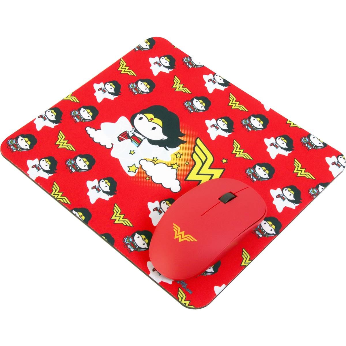 Wonder Woman Wireless Mouse & Mouse Pad Each | Woolworths