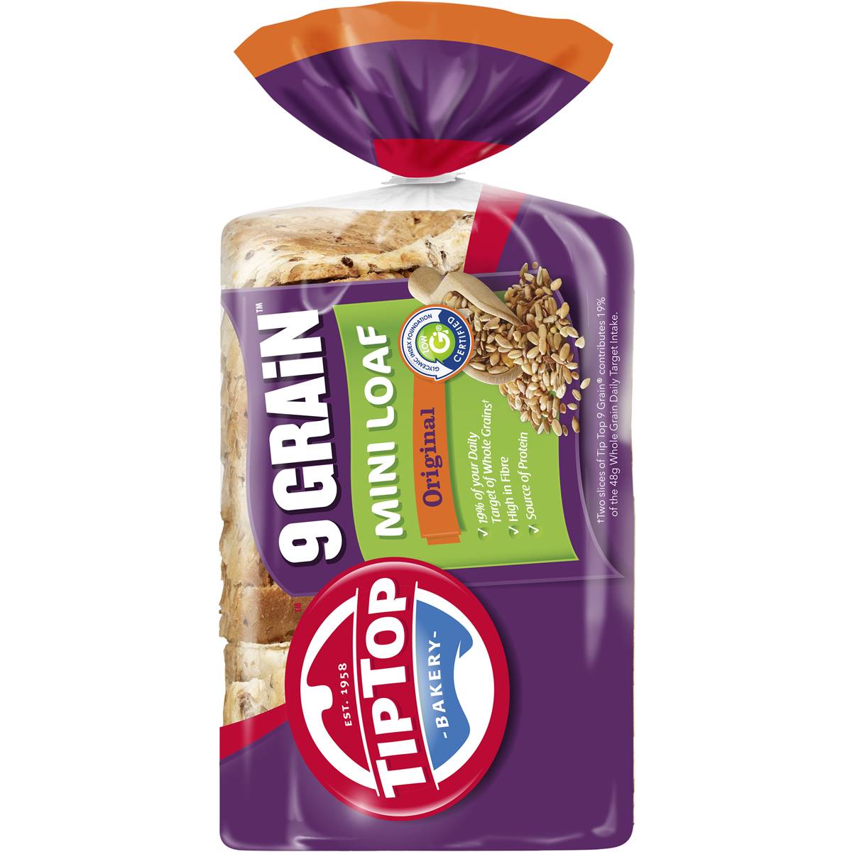 Tip Top Bakery 9 Grain Original Mini Loaf 400g | Woolworths