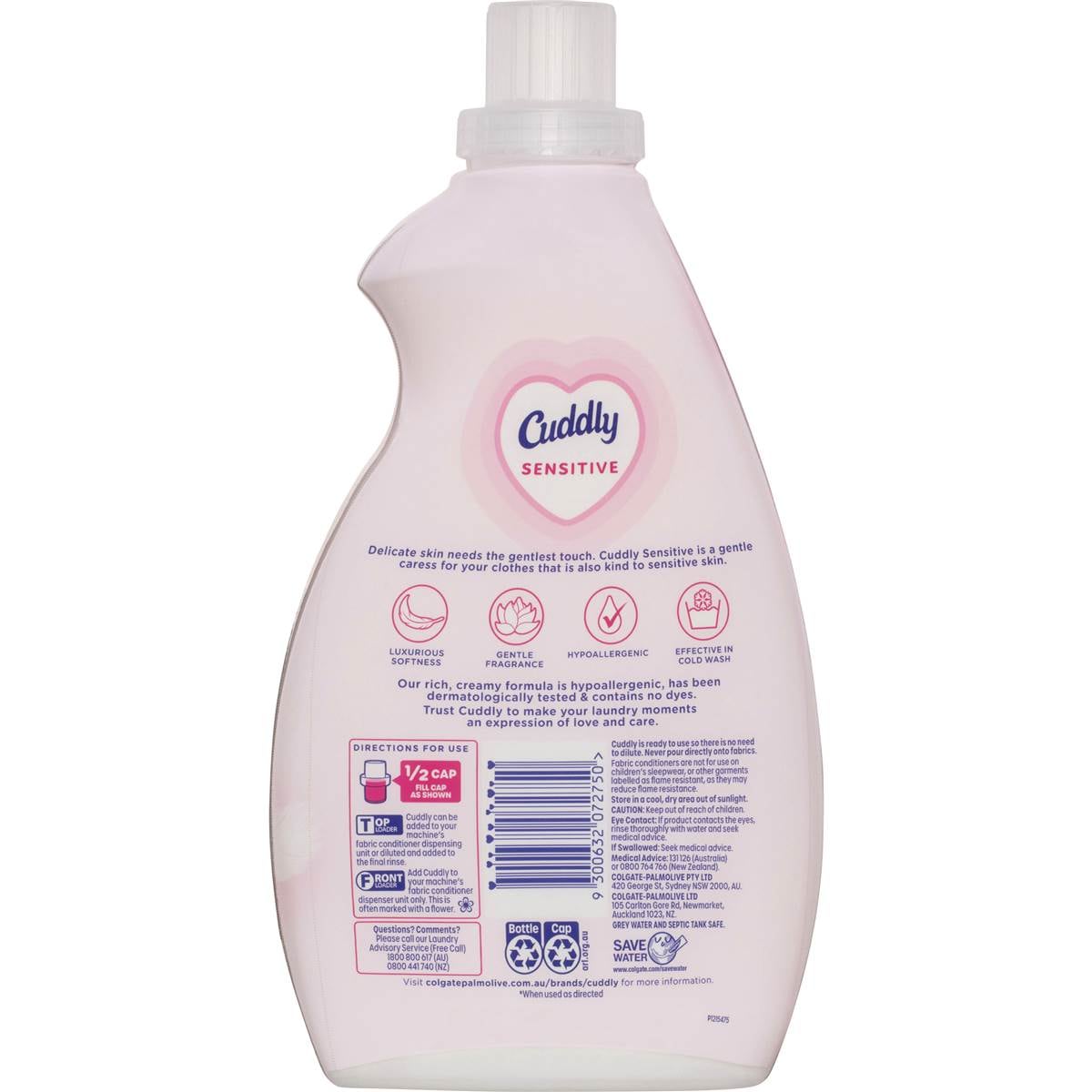 Cuddly Ultra Fabric Softener Sensitive 1l | Woolworths