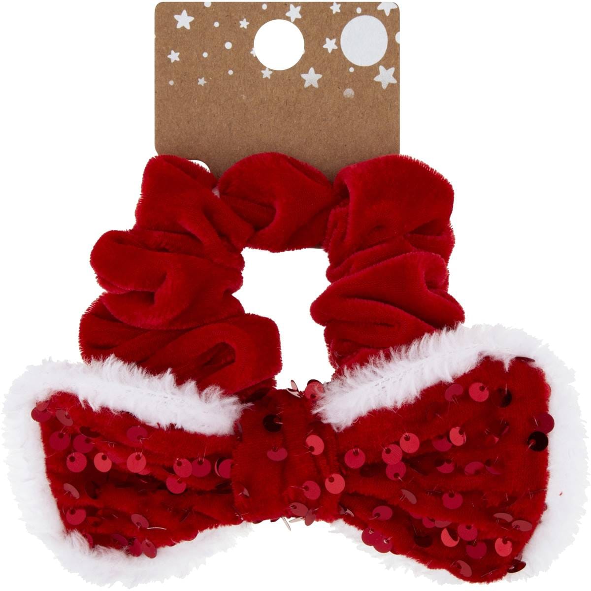 Christmas Christmas Robbin Scrunchie Bow Each | Woolworths