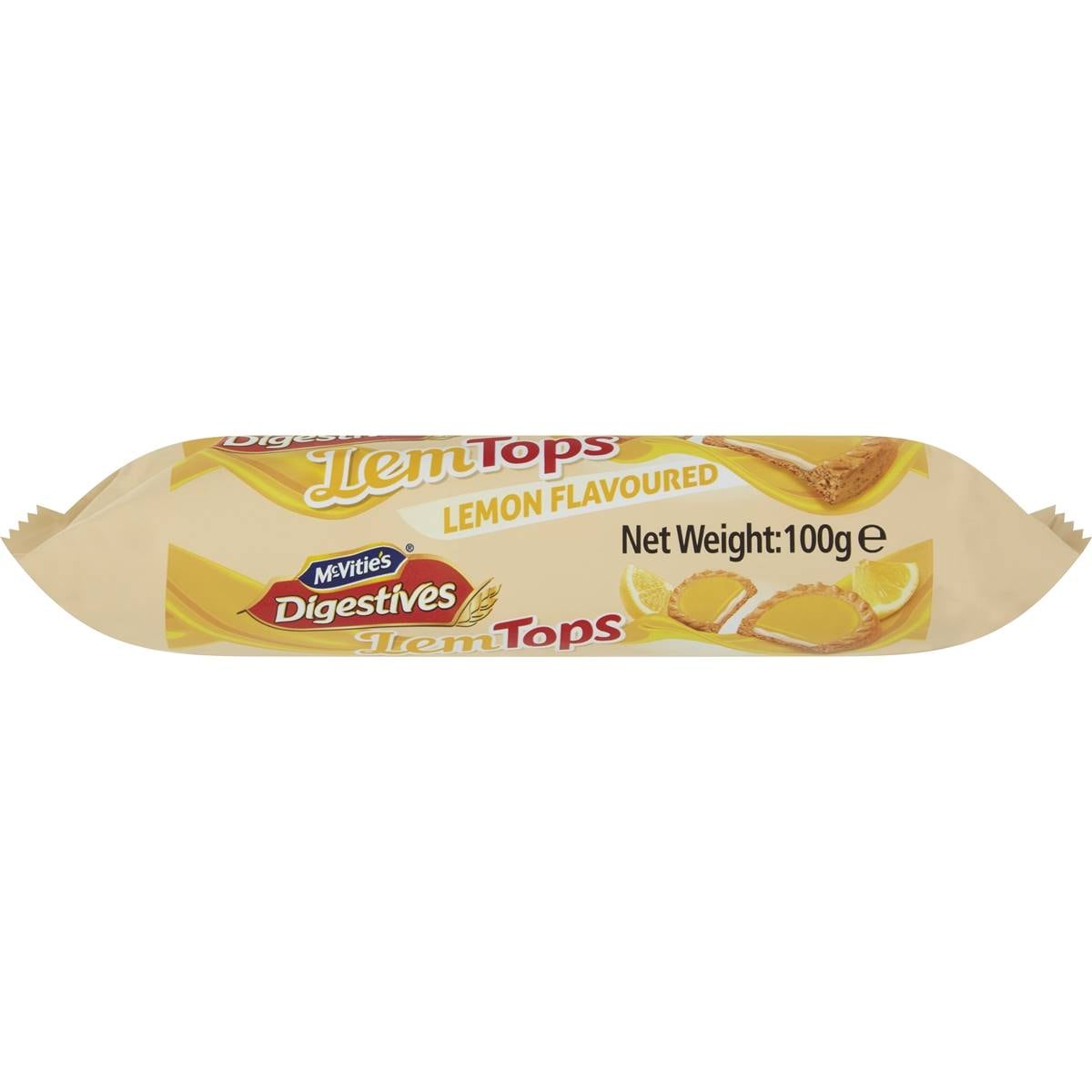 Mcvities Lemtops Digestives 100g | Woolworths