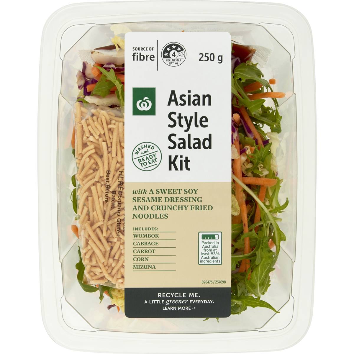 Woolworths Asian Salad Kit Tub 250g | Woolworths