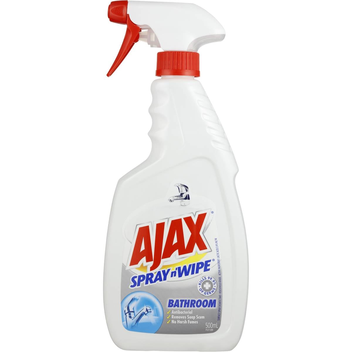 Ajax Spray N Wipe Bathroom 500ml | Woolworths