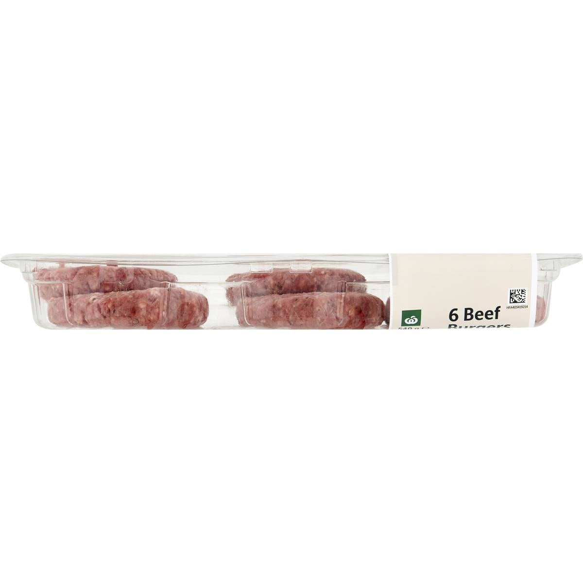 Woolworths Beef Burgers 6 Pack | Woolworths