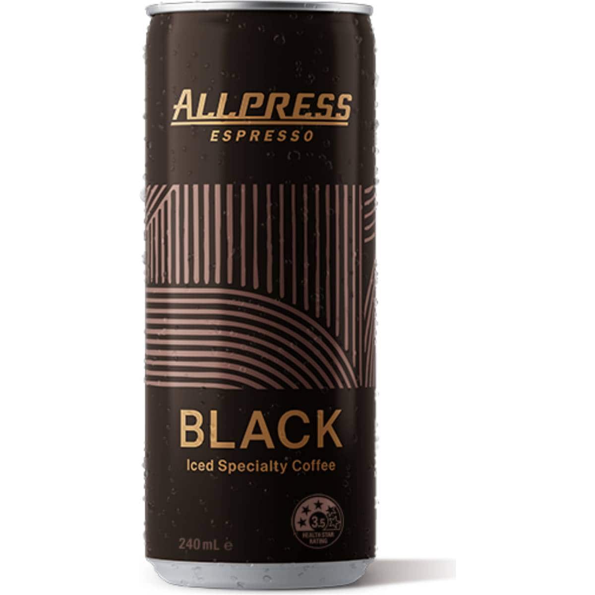 Allpress Espresso Black Speciality Iced Coffee Can 240ml | Woolworths