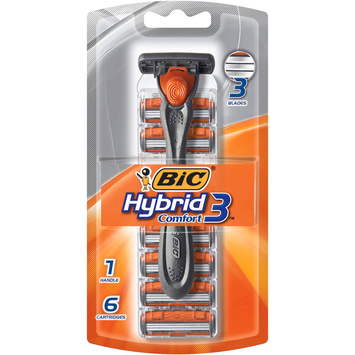 Bic Razor Hybrid Advance +6 Blades Each | Woolworths