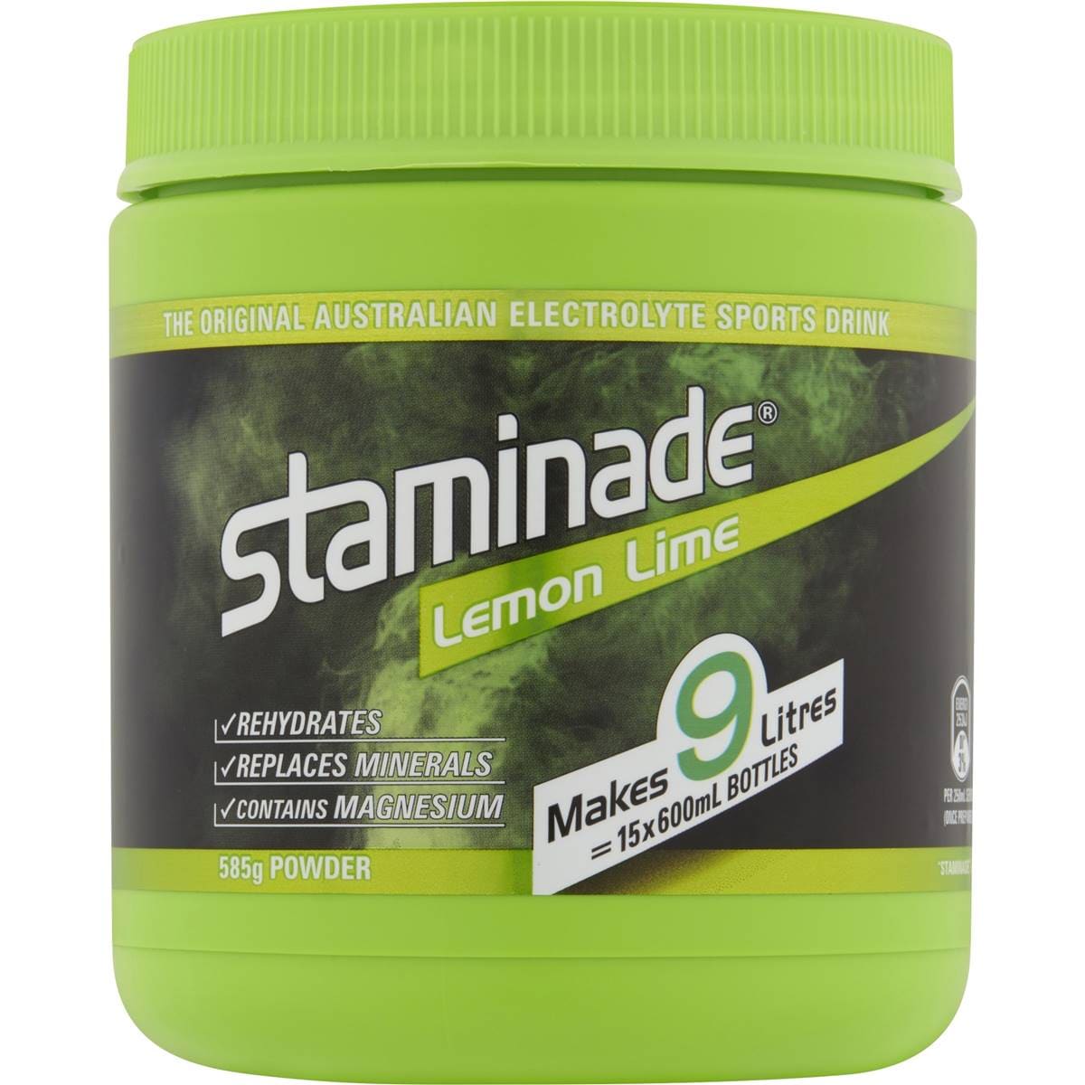 Staminade Lemon & Lime Powder 585g | Woolworths