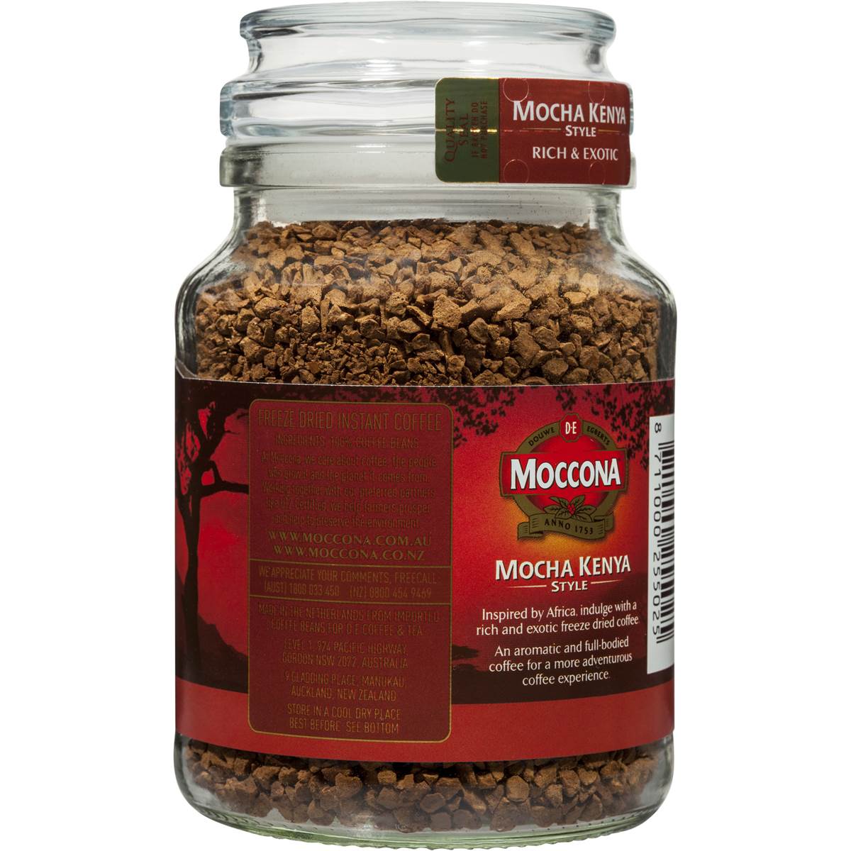 Moccona Freeze Dried Coffee Mocha Kenya Style 100g | Woolworths