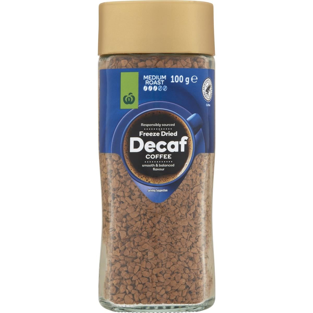 Woolworths Freeze Dried Coffee Decaf 100g | Woolworths