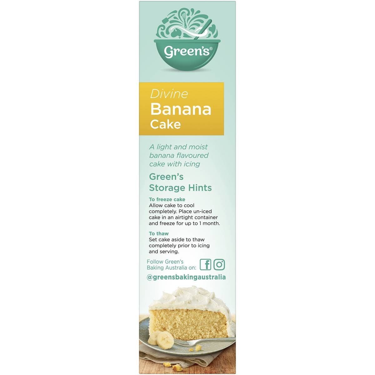 Green's Cake Mix Banana 430g | Woolworths
