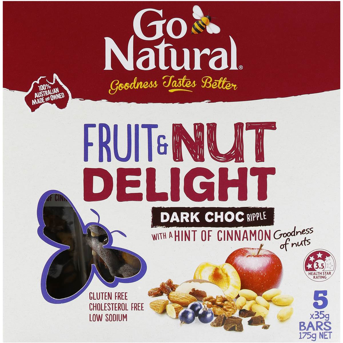 Go Natural Fruit Snacks 175g | Woolworths