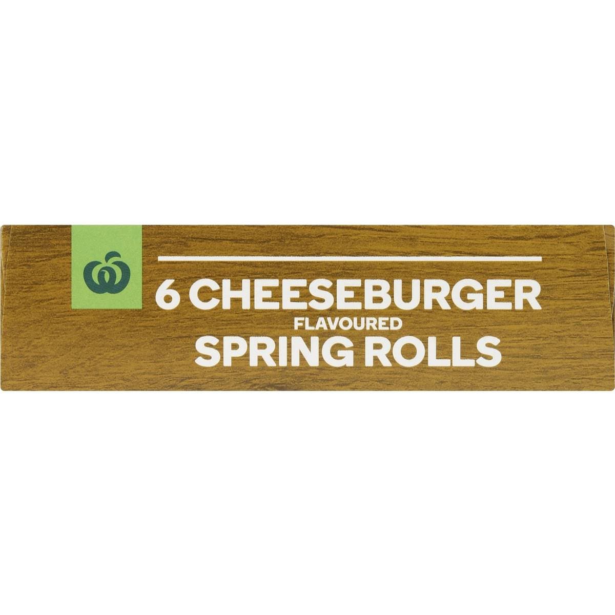 Woolworths Cheeseburger Flavoured Spring Rolls 6 Pack | Woolworths