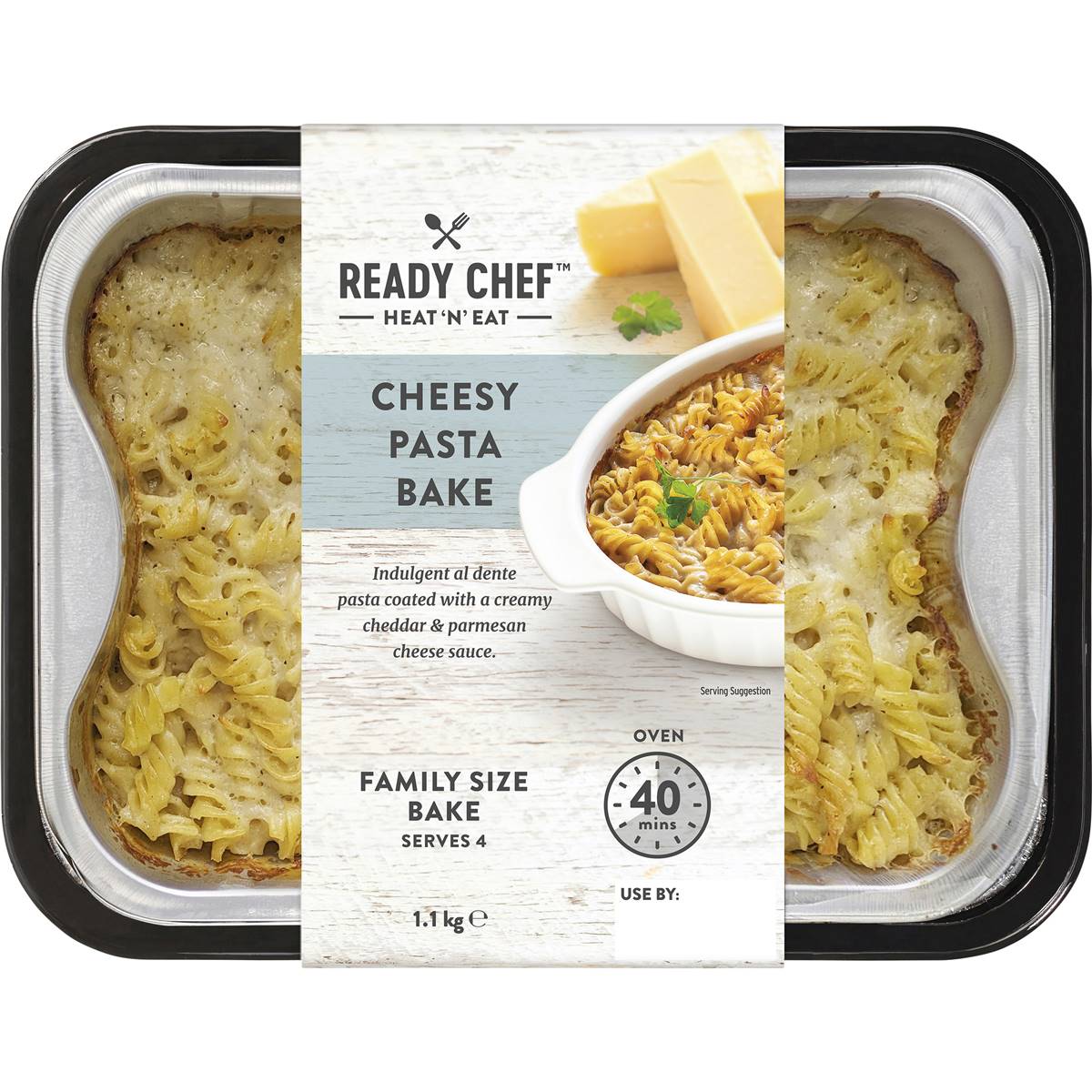 Ready Chef Cheesy Pasta Bake 1.1kg | Woolworths