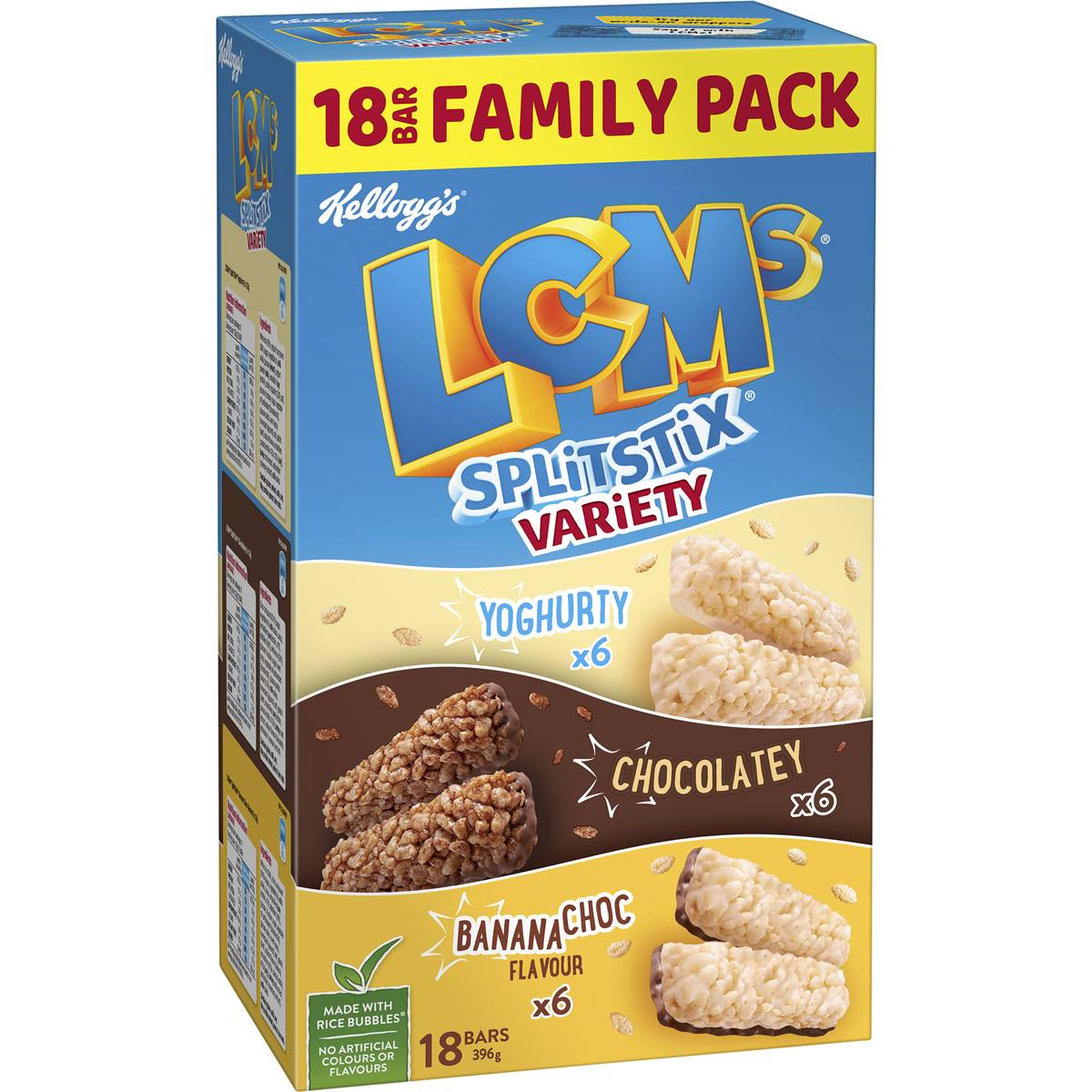 Kellogg's Lcms Split Stix Variety Family Pack Bars 18 Pack | Woolworths