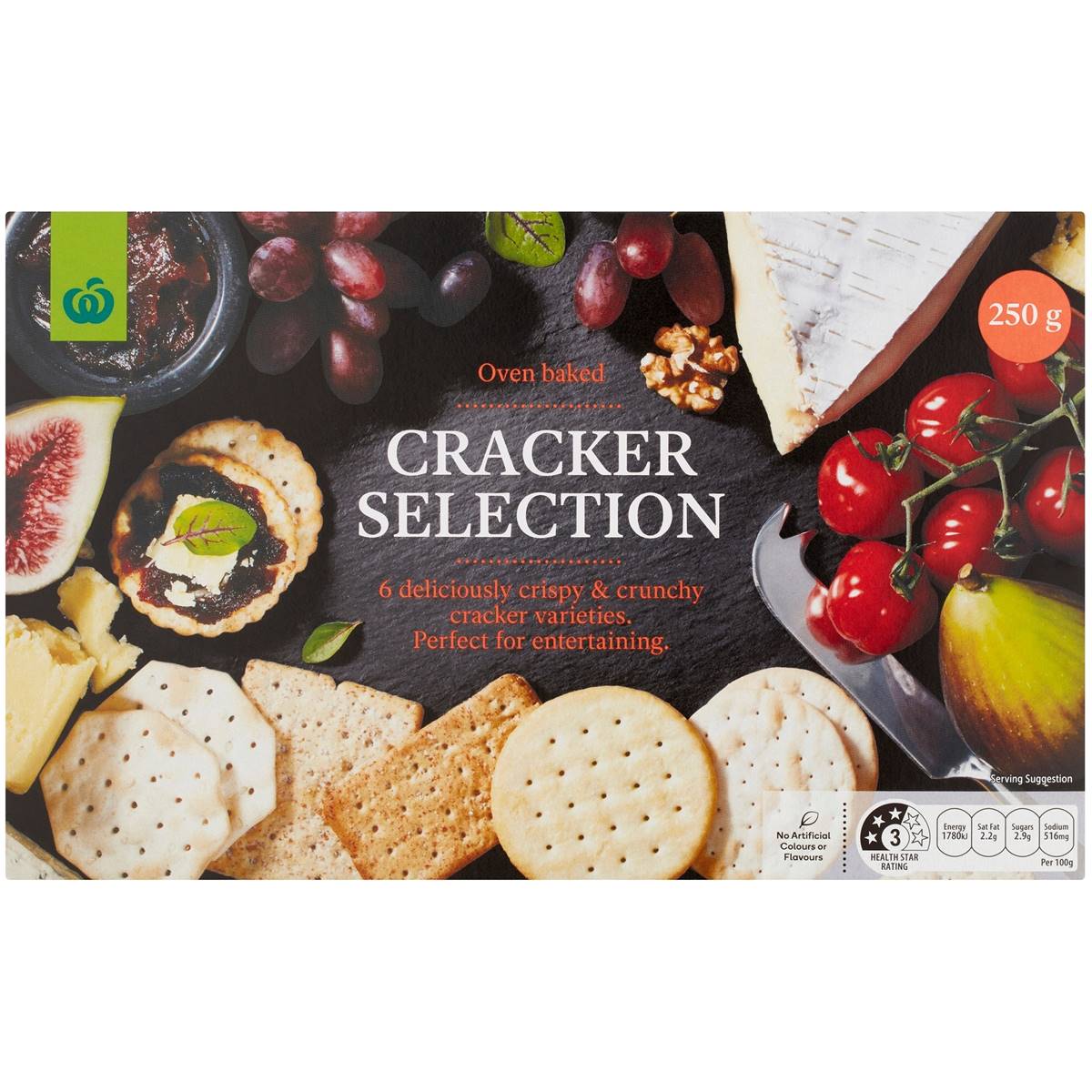 Woolworths Cracker Selection 250g | Woolworths