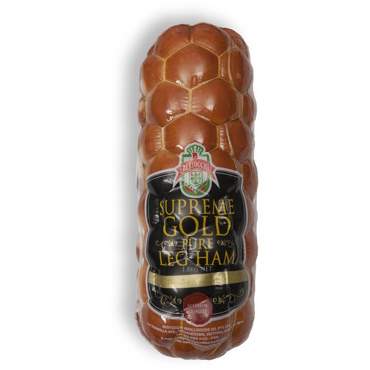 Bertocchi Ham Leg Boneless 1.8kg | Woolworths
