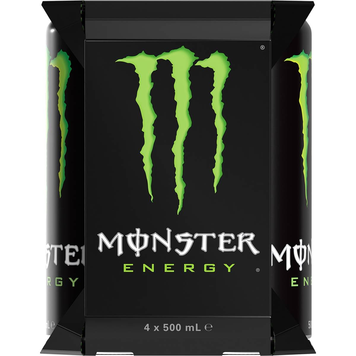 Monster Energy Green Multipack Cans 500ml X4 Pack | Woolworths