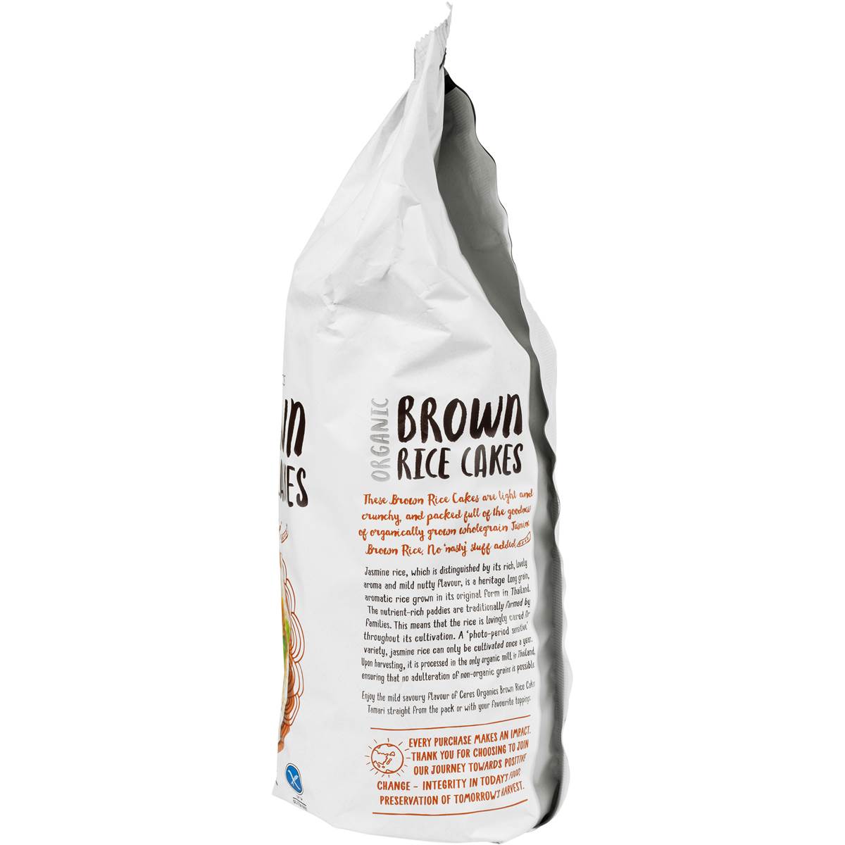 Ceres Organic Brown Rice Cakes Tamari 110g | Woolworths