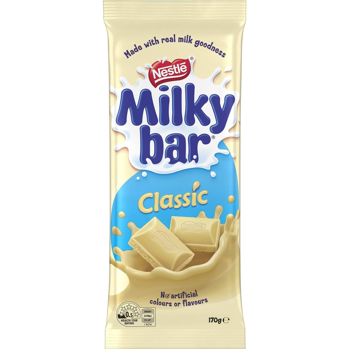 Milky Bar Classic Chocolate Block 170g | Woolworths