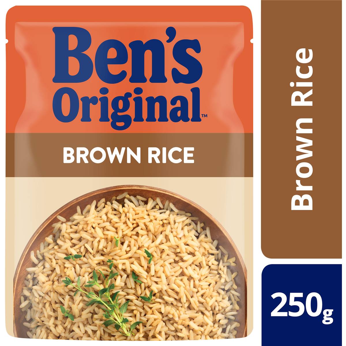 Ben's Original Brown Microwave Rice Pouch 250g | Woolworths