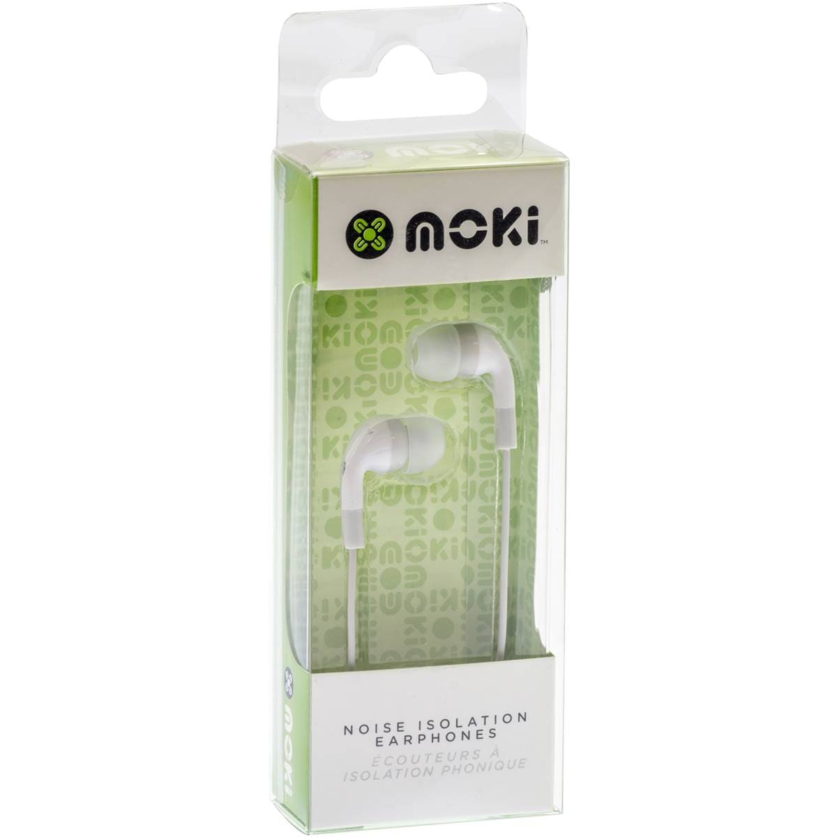 Moki Noise Isolation Earbuds Black Or White Each | Woolworths