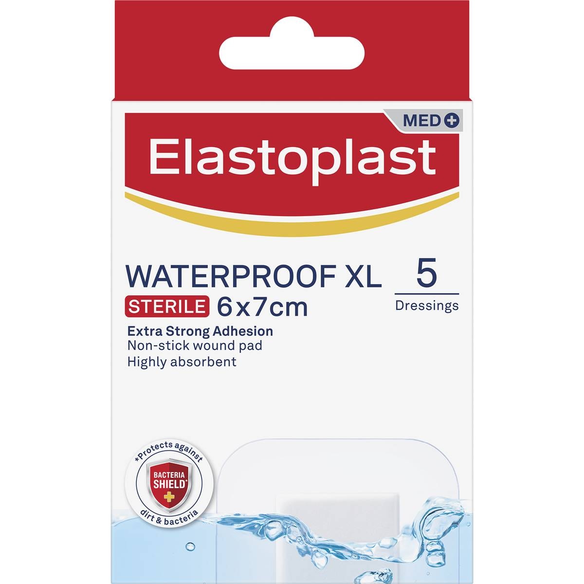 Elastoplast Waterproof Xl Plasters 5 Pack | Woolworths