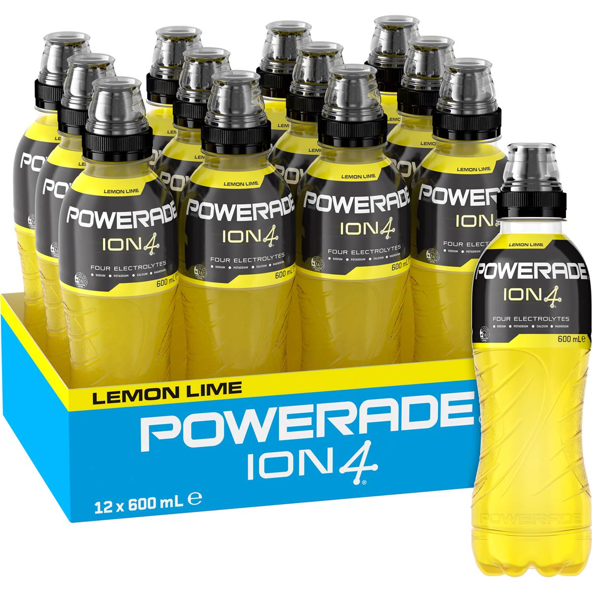 Powerade Lemon Lime Flo Cap 600ml | Woolworths