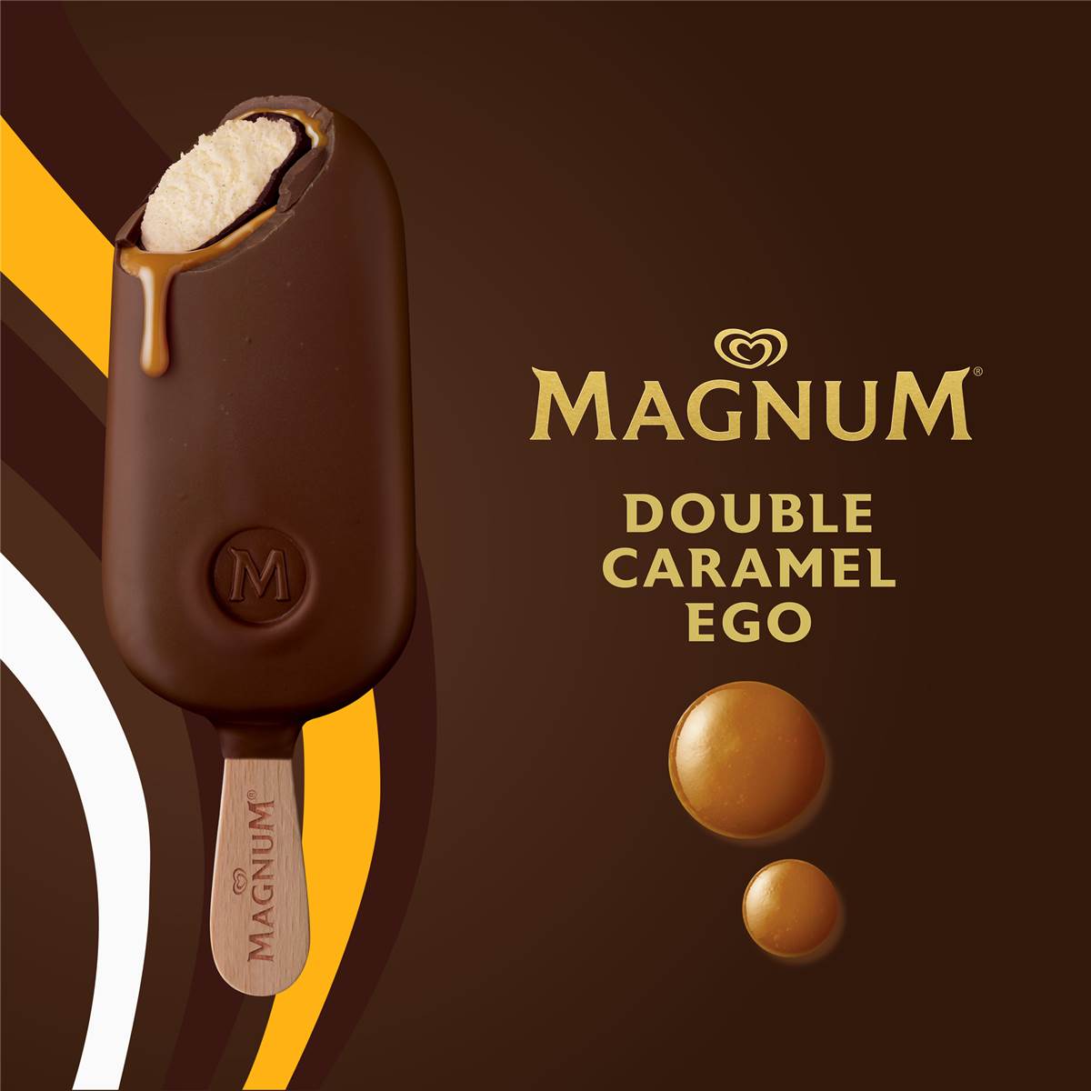 Magnum Double Caramel Ego 4 Pack | Woolworths
