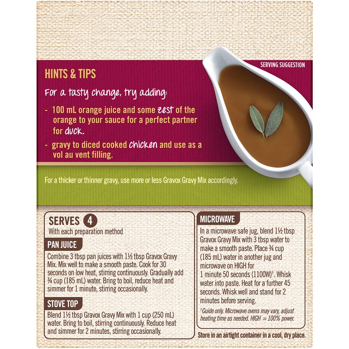 Gravox Supreme Chicken Gravy Mix 200g | Woolworths