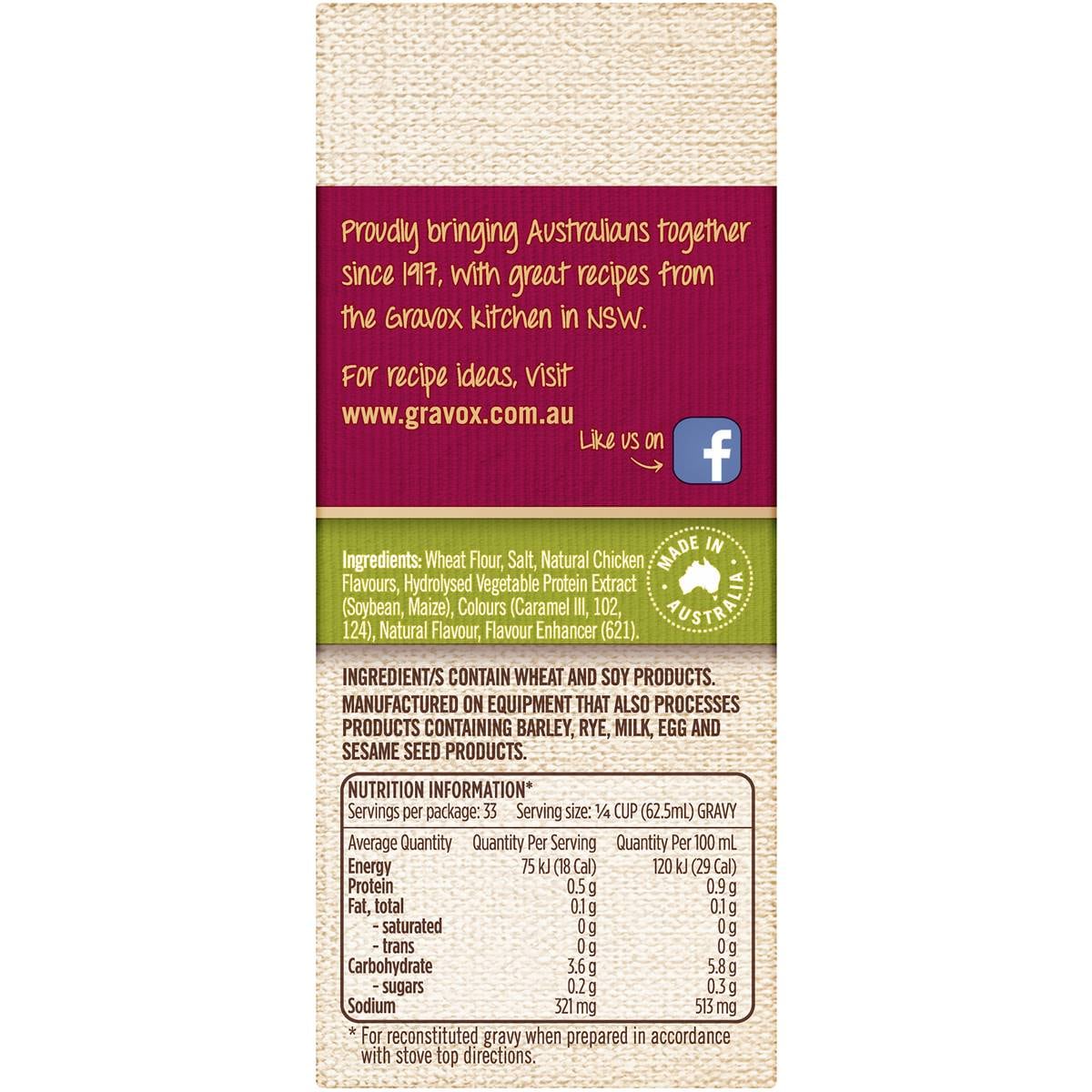 Gravox Supreme Chicken Gravy Mix 200g | Woolworths