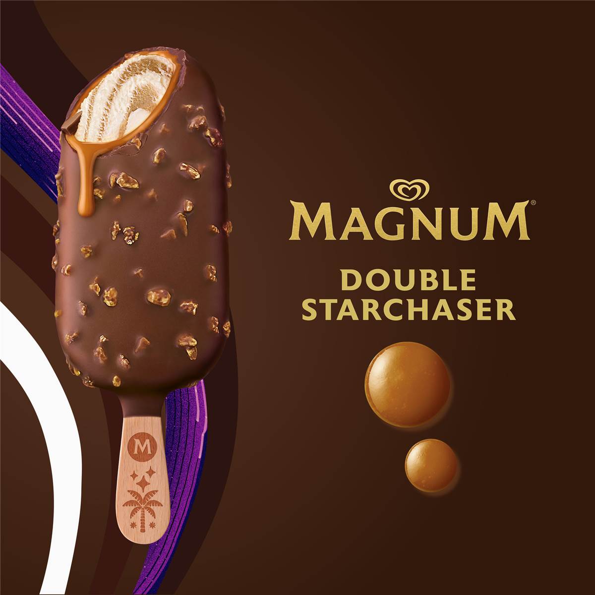 Magnum Double Frozen Dessert Sticks Starchaser 4 X 85 Ml | Woolworths