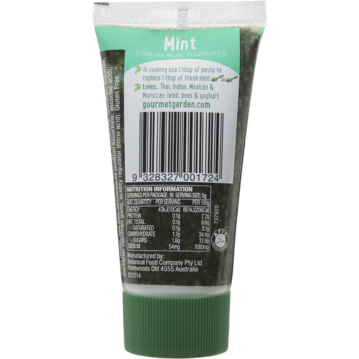 Gourmet Garden Paste Mint 80g Tube | Woolworths