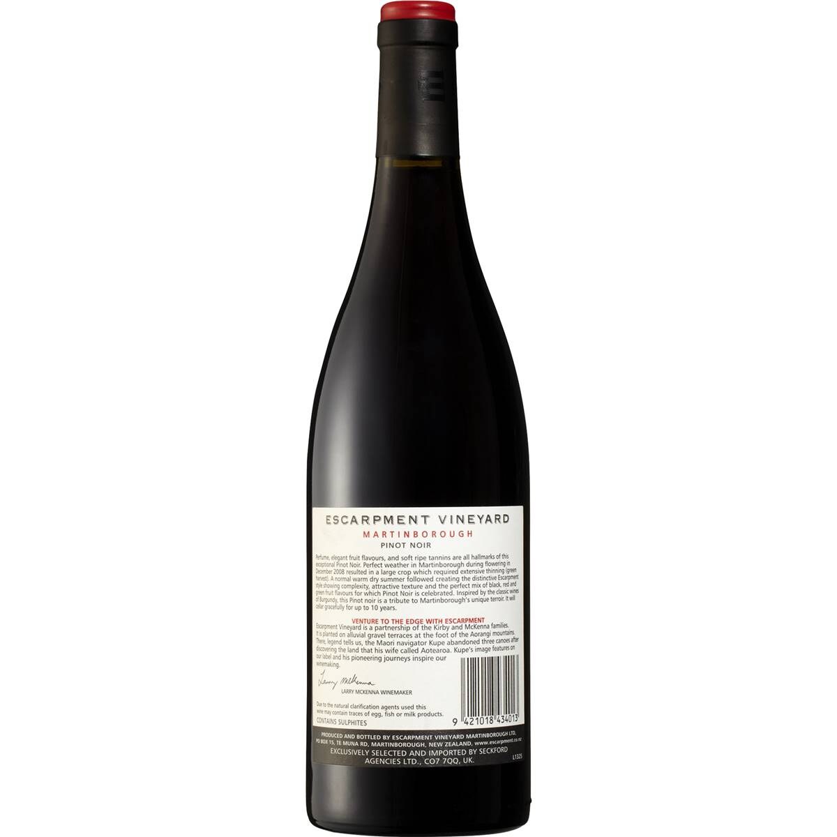 Escarpment Escarpment Martinborough Pinot Noir 750ml | Woolworths