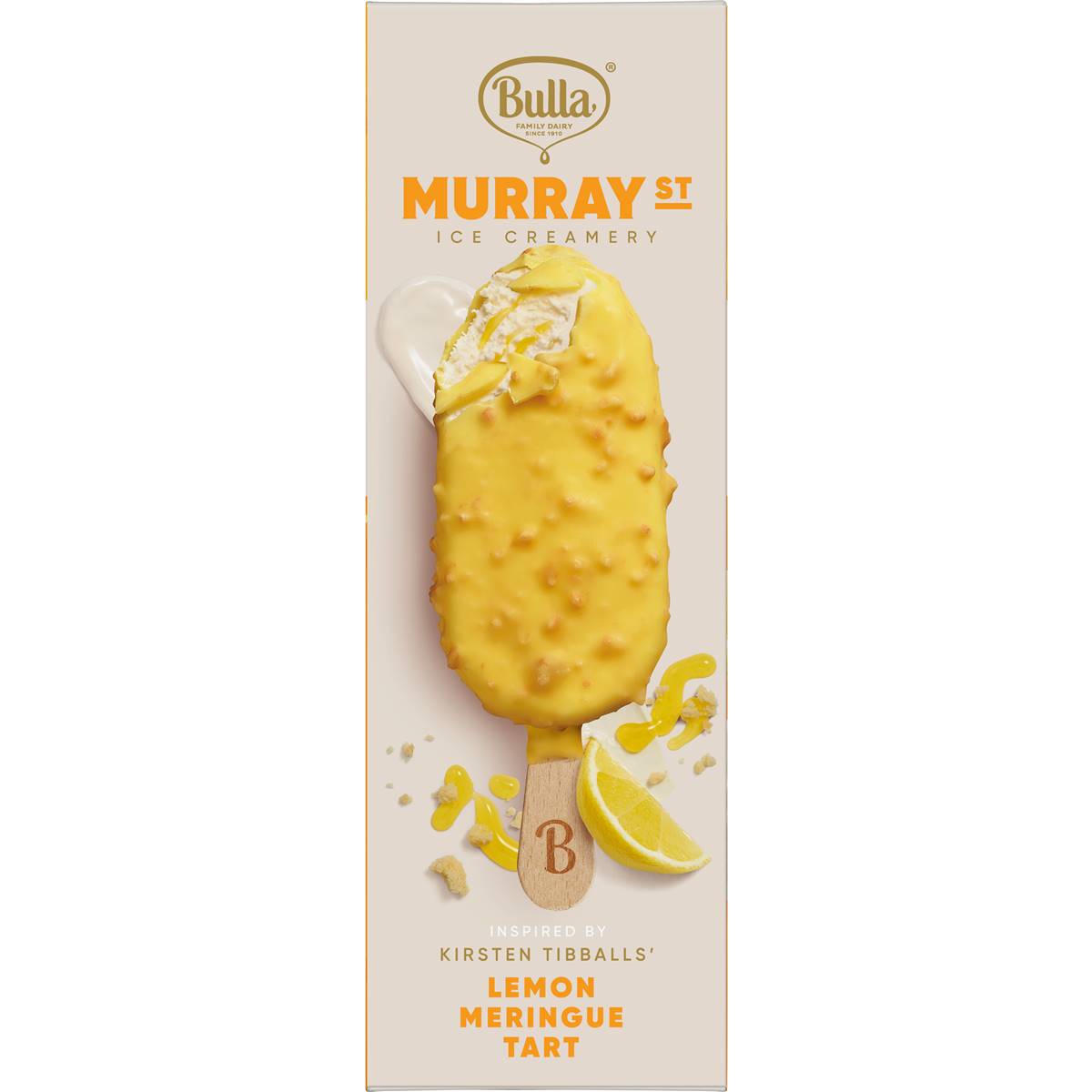Bulla Murray St Lemon Meringue Tart Ice Creams 4 Pack | Woolworths