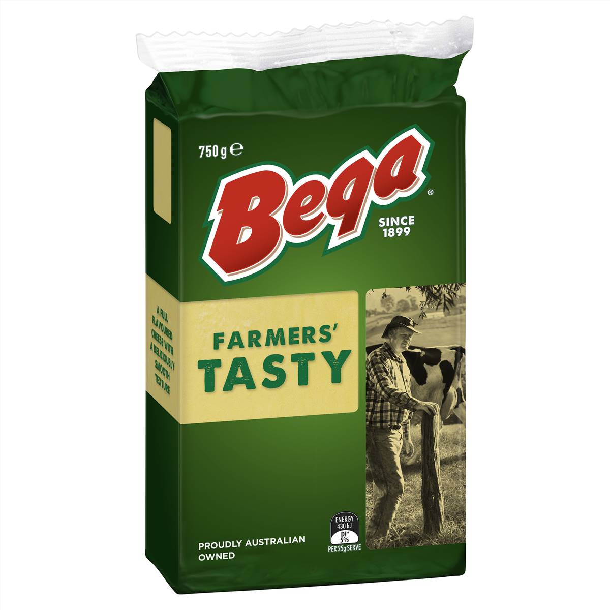 Bega Tasty Cheese Block Tasty 750g | Woolworths