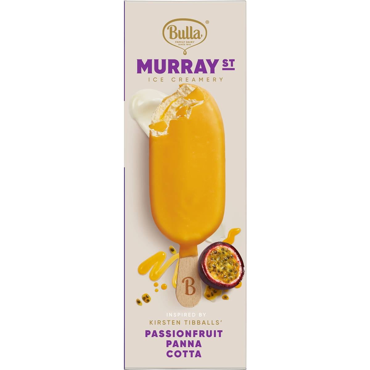 Bulla Murray St Ice Creams Passionfruit Panna Cotta 4 Pack | Woolworths