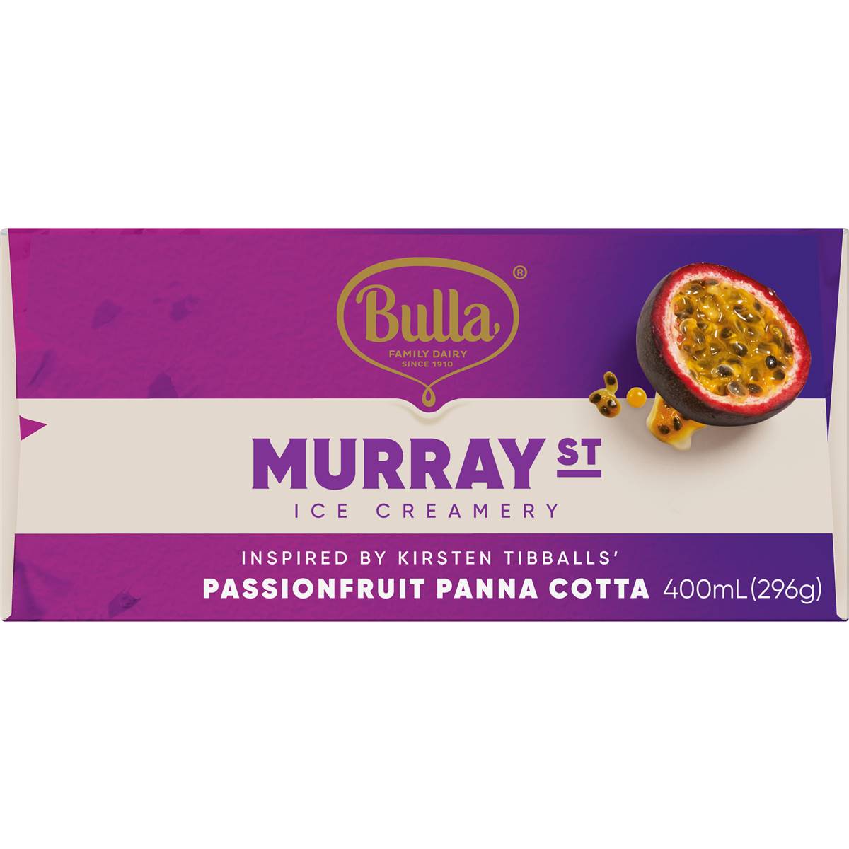 Bulla Murray St Ice Creams Passionfruit Panna Cotta 4 Pack | Woolworths
