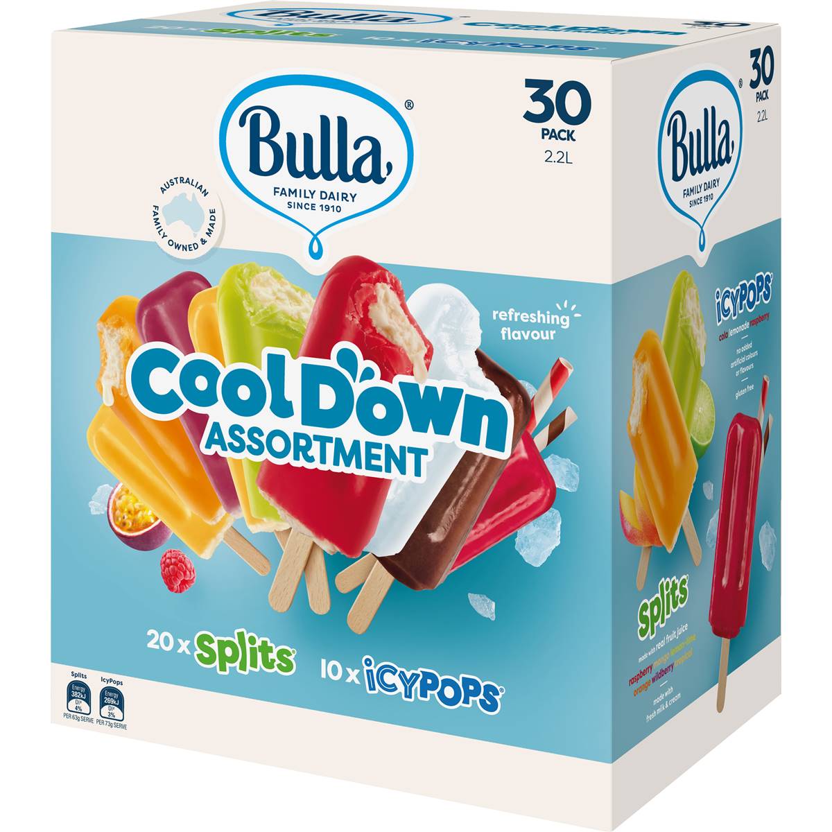 Bulla Cool Down Assortment 30 Pack | Woolworths