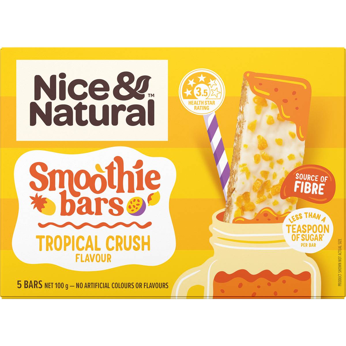 Nice & Natural Smoothie Bar Tropical Crush 5 Pack | Woolworths