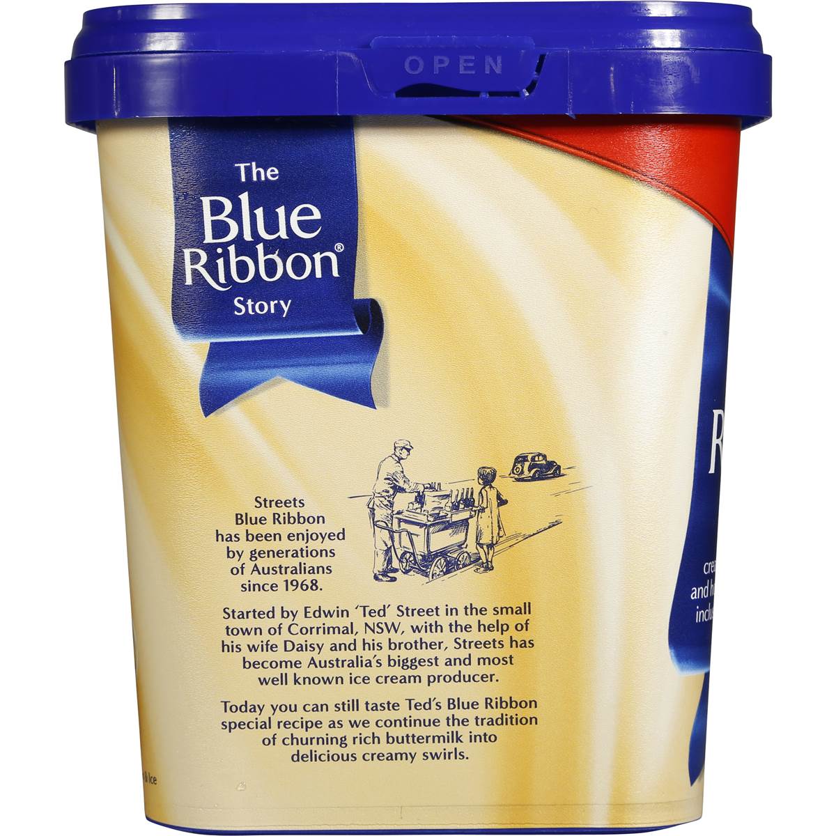Blue Ribbon Reduced Fat Ice Cream Caramel & Honeycomb Crunch 2l tub ...