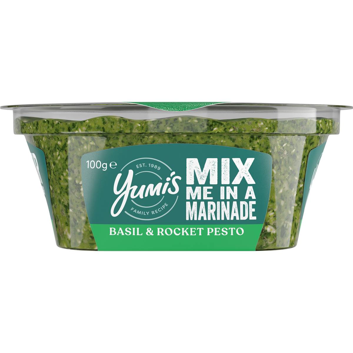 Yumi's Dip Or Create Basil & Rocket Pesto 100g | Woolworths