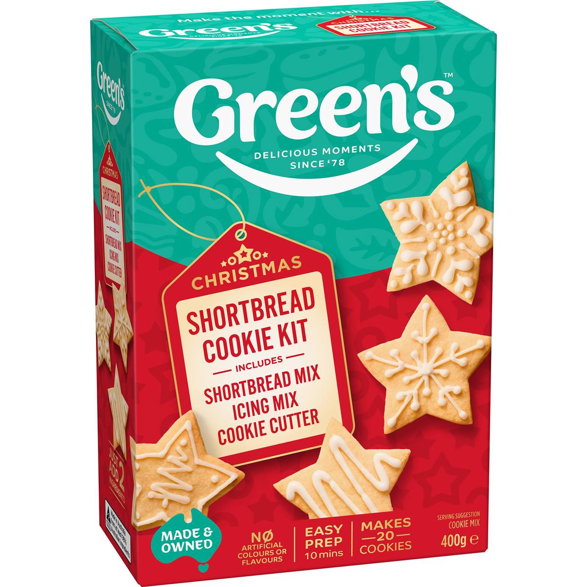 Green's Christmas Shortbread Cookie Mix 400g | Woolworths