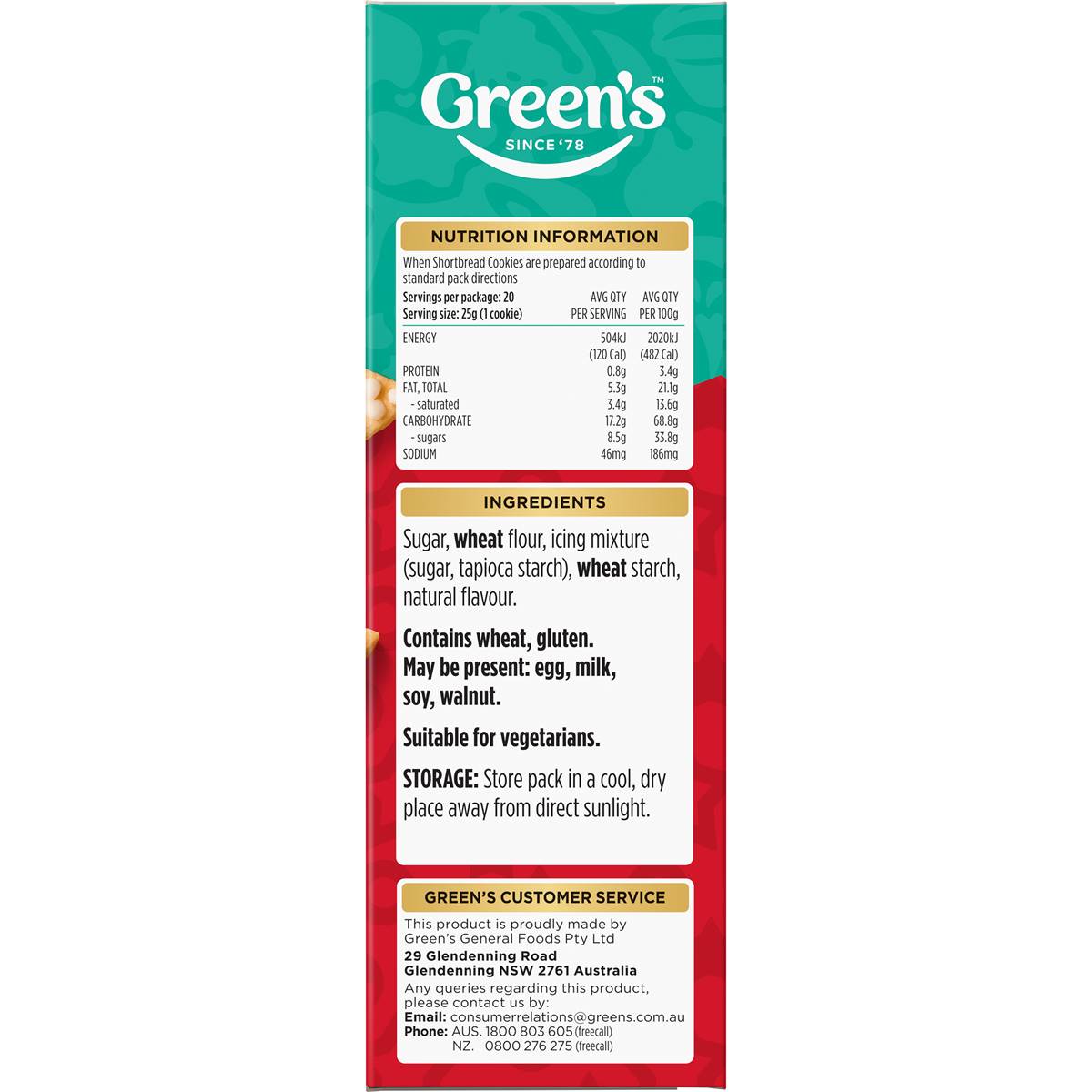 Green's Christmas Shortbread Cookie Mix 400g | Woolworths